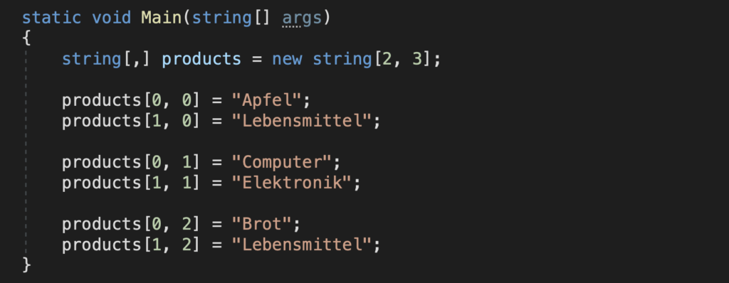 C# 2D Arrays einfach erklärt [mit Video] Inklusive Praxisbeispiel